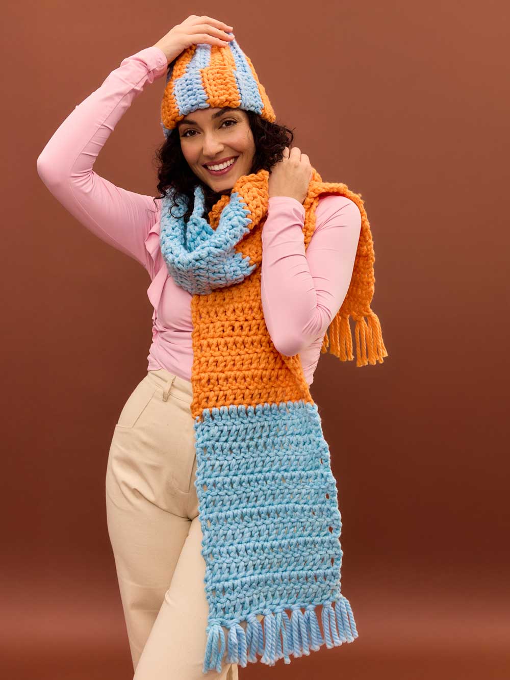 Amelia Scarf Crochet Kit – Section Studio Site